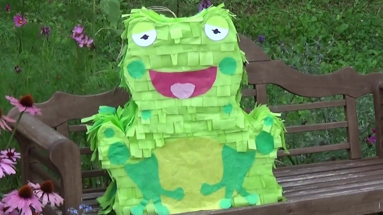 How to Make a Frog Pinata - YouTube