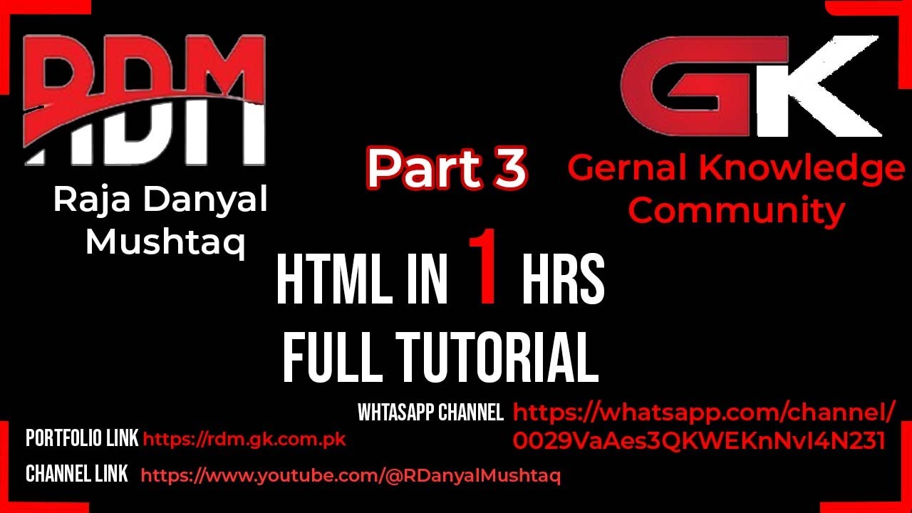 HTML and VS Code Tutorial for Beginners: Building Your First Website - YouTube