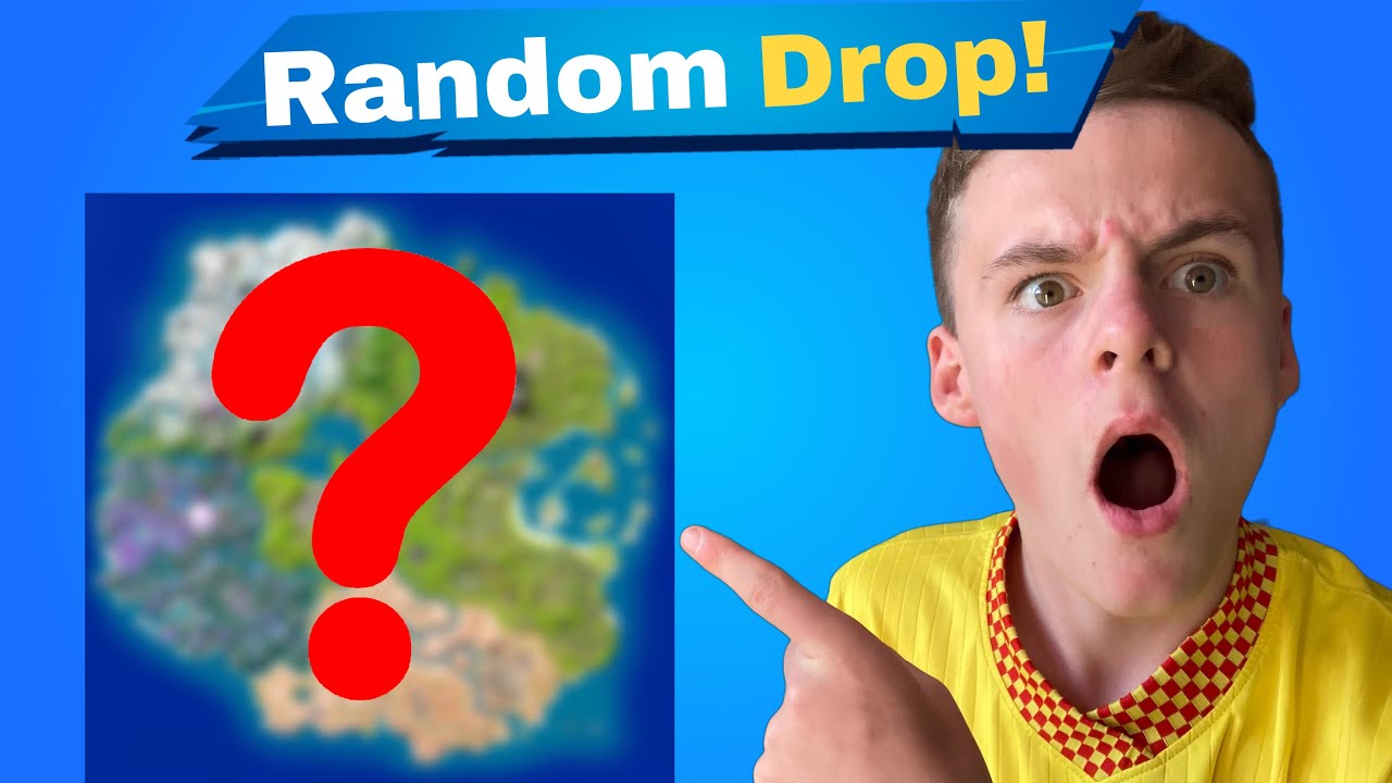 The Random Drop Challenge In Fortnite - YouTube