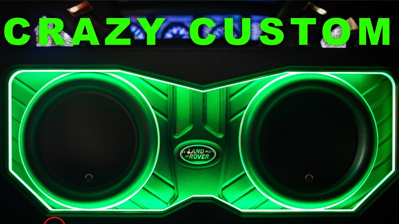 RANGE ROVER WITH CRAZY CUSTOM TRUNK &. JL AUDIO SUB WOOFERS - YouTube