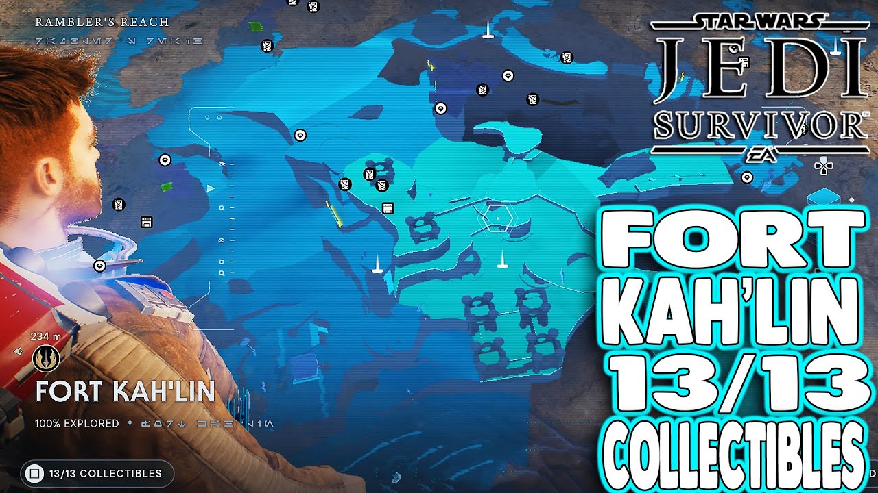 Star Wars : Jedi Survivor - FORT KAH'LIN ALL Collectible Locations ...