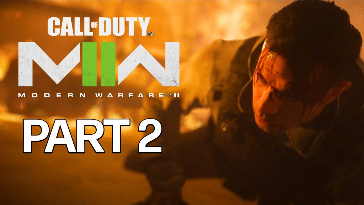 CALL OF DUTY MODERN WARFARE 2 PLAYTHROUGH - BORDERLINE (PART 2) - YouTube