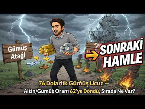 💰76 Dolarlık Gümüş Ucuz — Altın/Gümüş Oranı 62’ye Döndü, Sırada Ne Var?