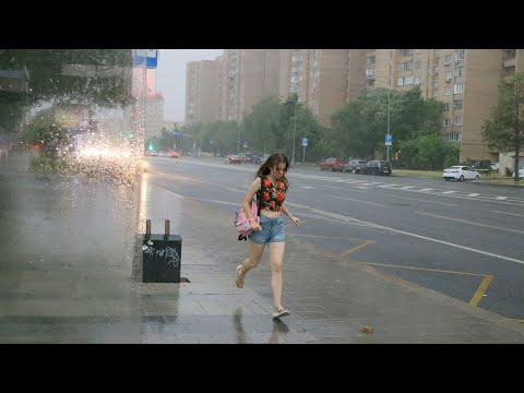 СИЛЬНЕЙШИЙ ЛИВЕНЬ В МОСКВЕ