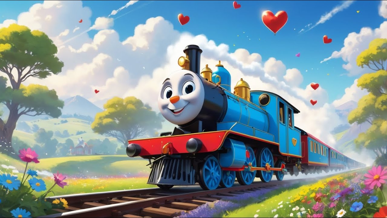 "Train Song for Toddlers 🚂 | All Aboard! Catchy Rhymes & Cartoon Fun ...