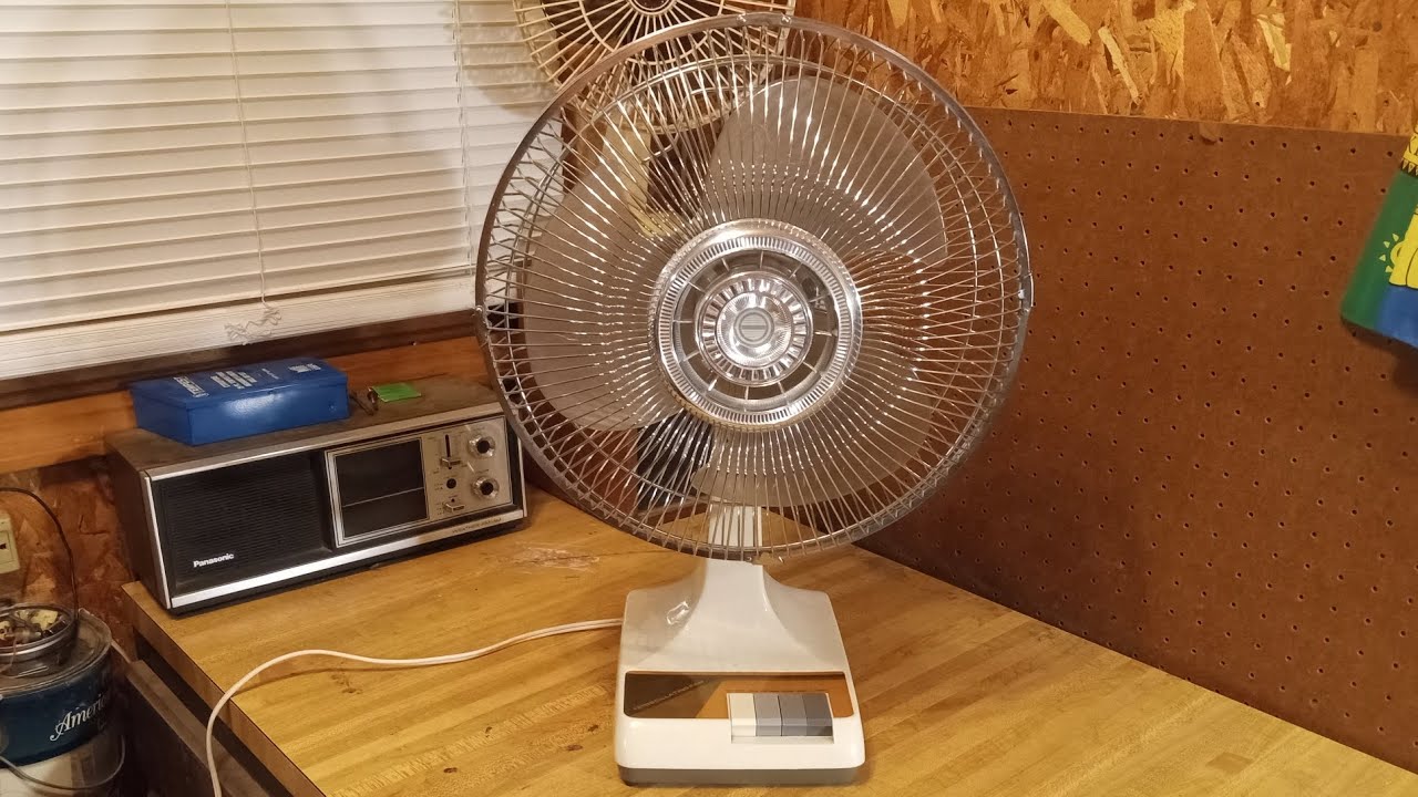 1980s Kuo Horng 12" Table Fan Model KH-203 #2 - YouTube