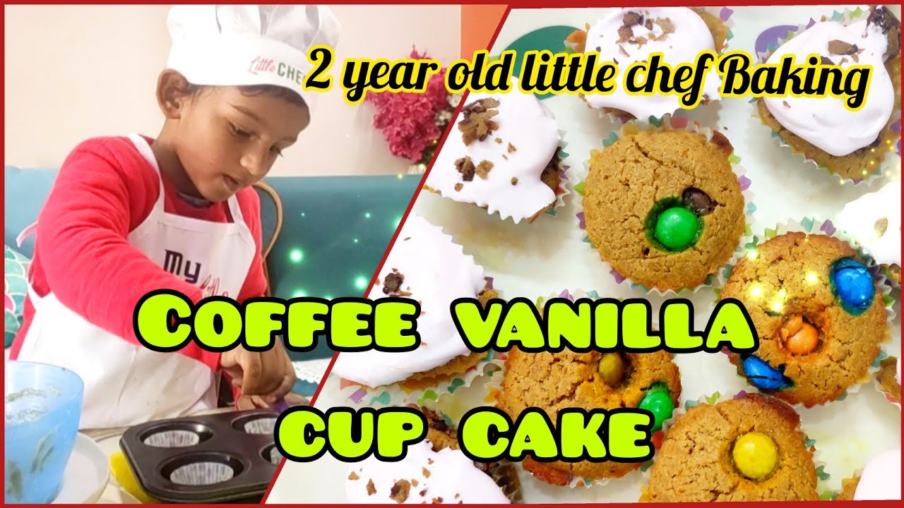 Coffee Vanilla Muffin by 2 year old Chef|Easy to make cup cakes recipie ...
