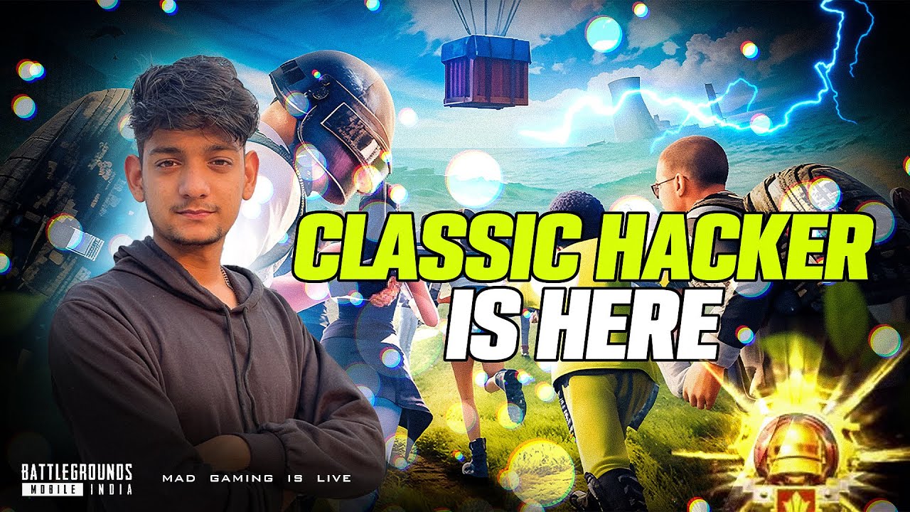 CLASSIC HACKER IS HERE | BGMI LIVE | MAD GAMING - YouTube