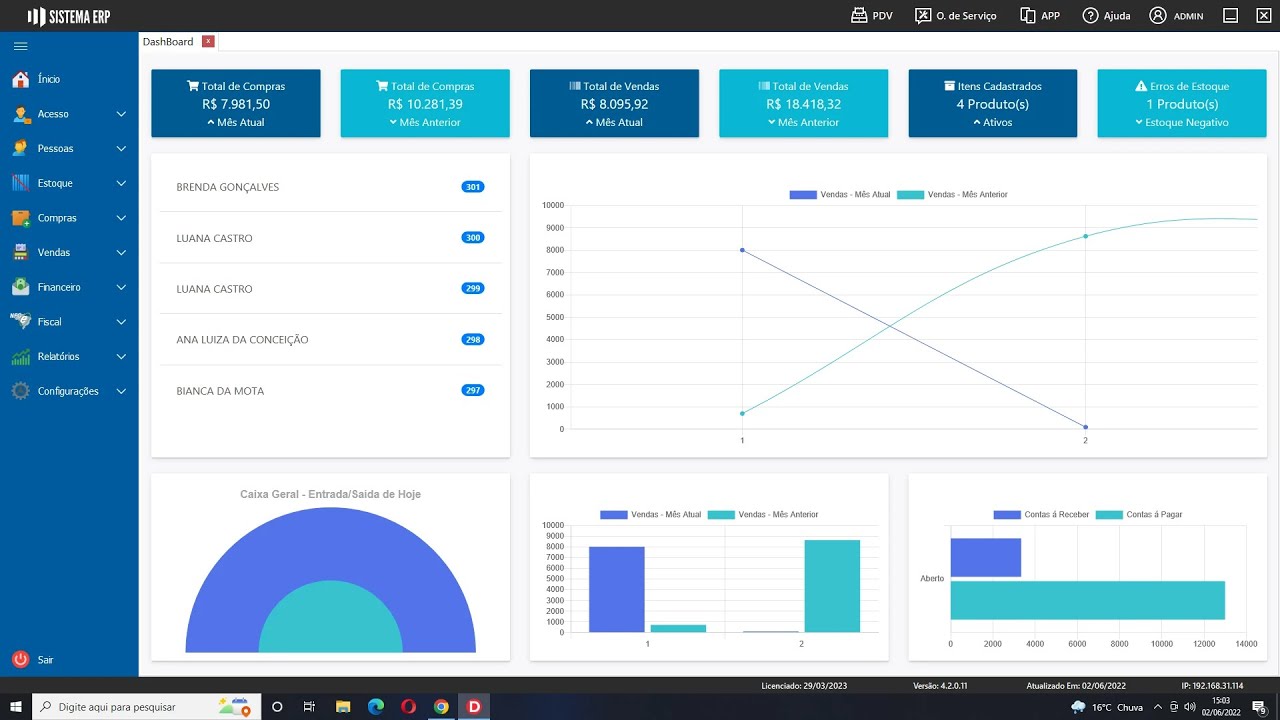 Apresentação do Update 4.2 Projeto Sistema ERP Fiscal Delphi - YouTube