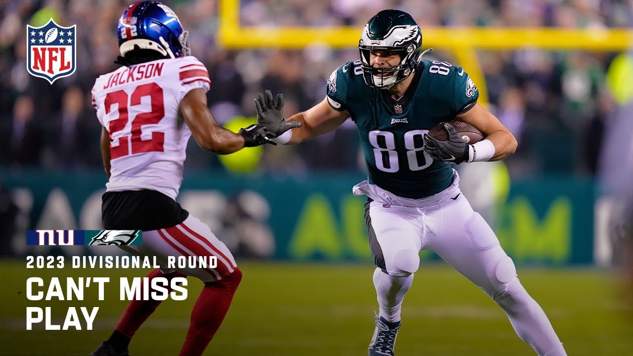 Dallas Goedert One-Handed Catch for 6! | 2023 Divisional Round - YouTube