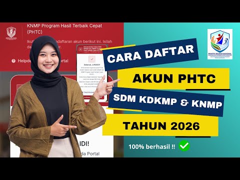Cara Daftar Akun PHTC Calon SDM KDKMP dan KNMP 2026