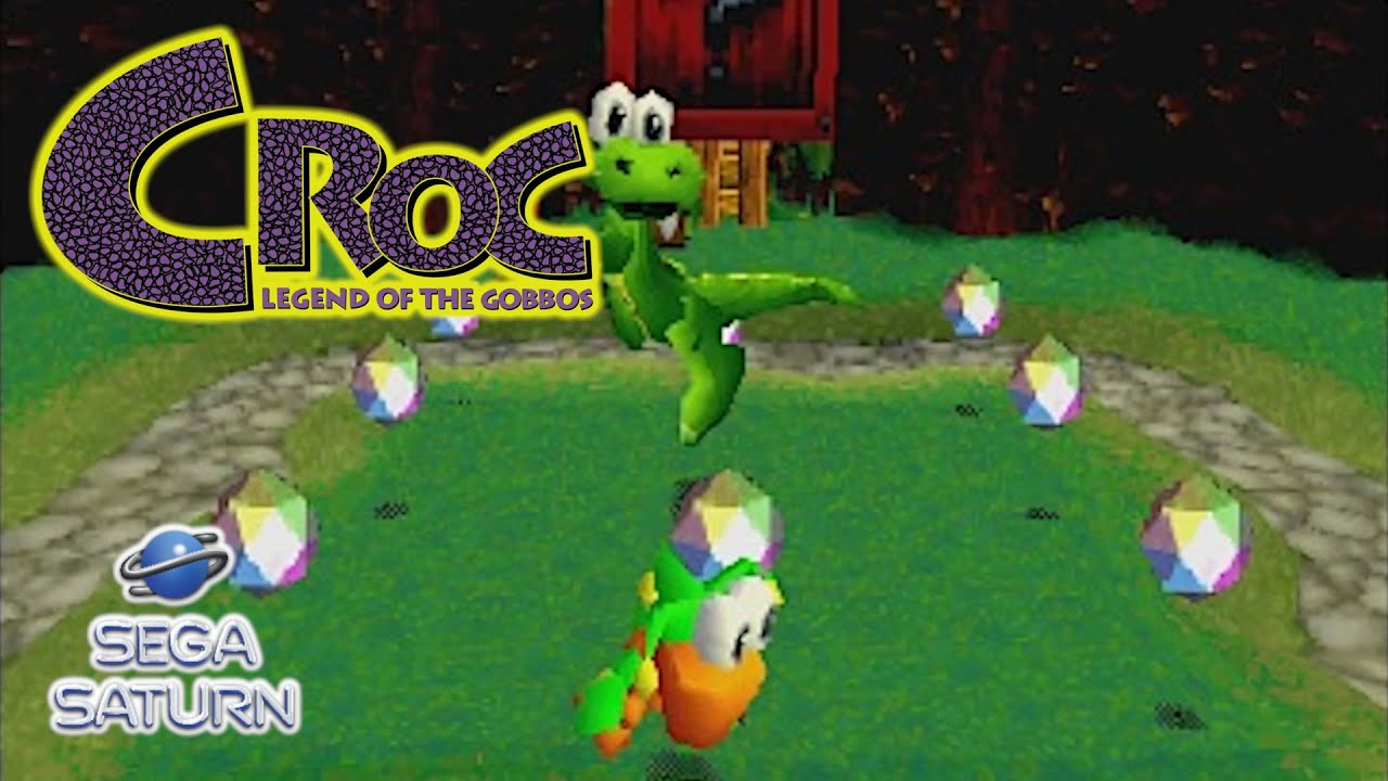 Croc Legend of the Gobbos [Saturn] 100% - Level 1-4 The Tumbling ...