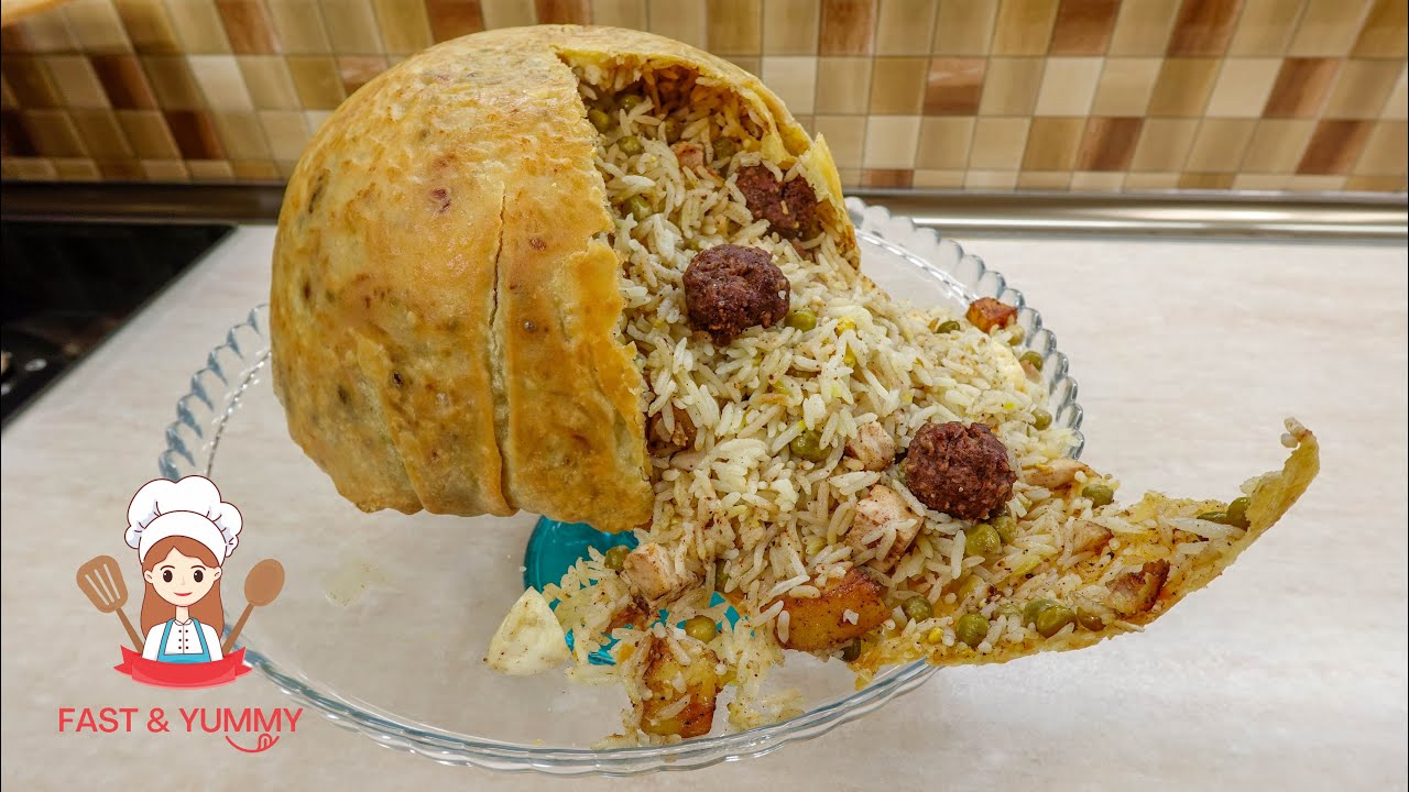 Delicious Iraqi Parda Plaw Recipe: Biryani Wrapped in Phyllo Pastry ...