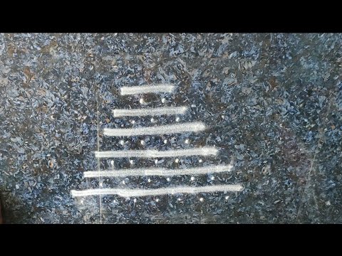 Aishwarya Rangoli with 7X1 dots | Easy Kolam for Friday laxmi pooja ...