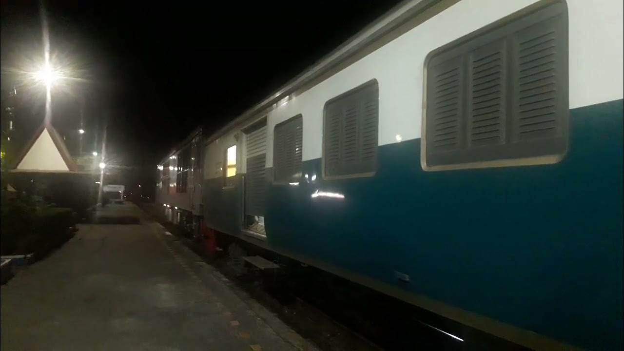 QSY.5205 รถเร็วที่ 109 กรุงเทพอภิวัฒน์ - เชียงใหม่ จอด บางมูลนาก เวลา 19.46 ช้า 29 นาที - YouTube