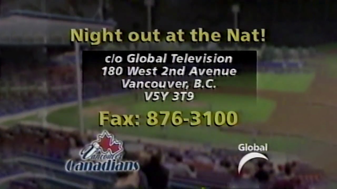 Vancouver Canadians - Night out at the Nat (June 2001) - YouTube