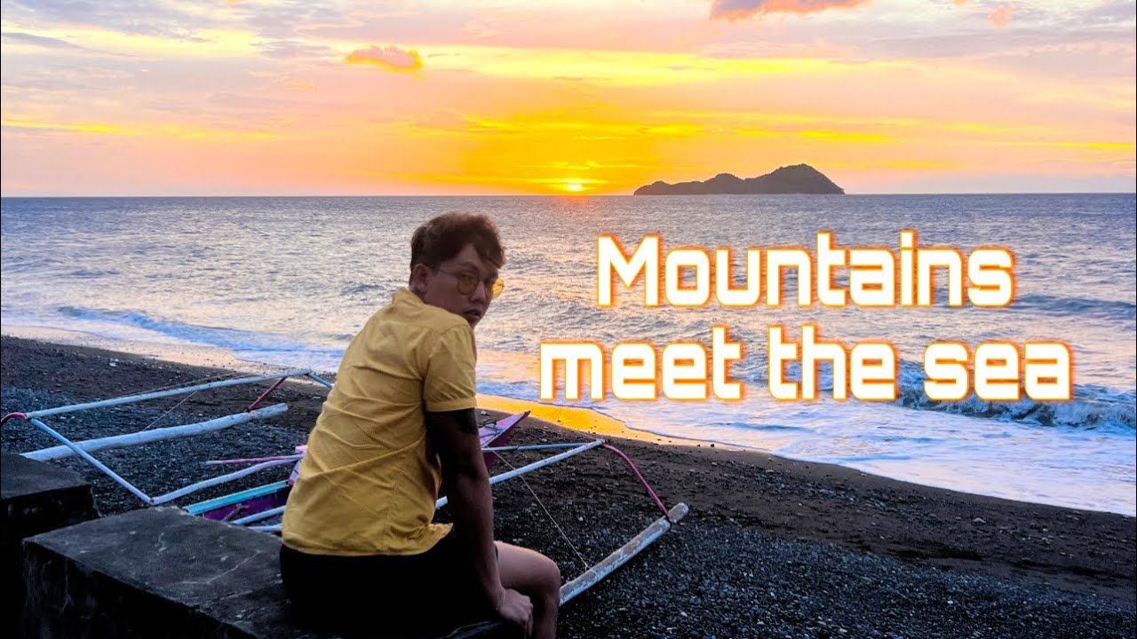 Catch the beautiful sunset in Antique where the mountains meet the sea - YouTube