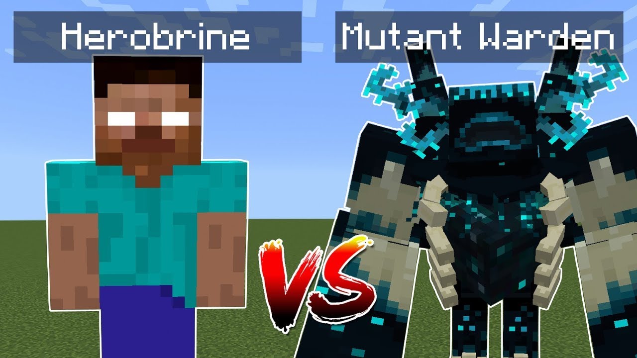 Minecraft Mutant Herobrine HEROBRINE VS. MUTANT ZOMBIE Minecraft Mob