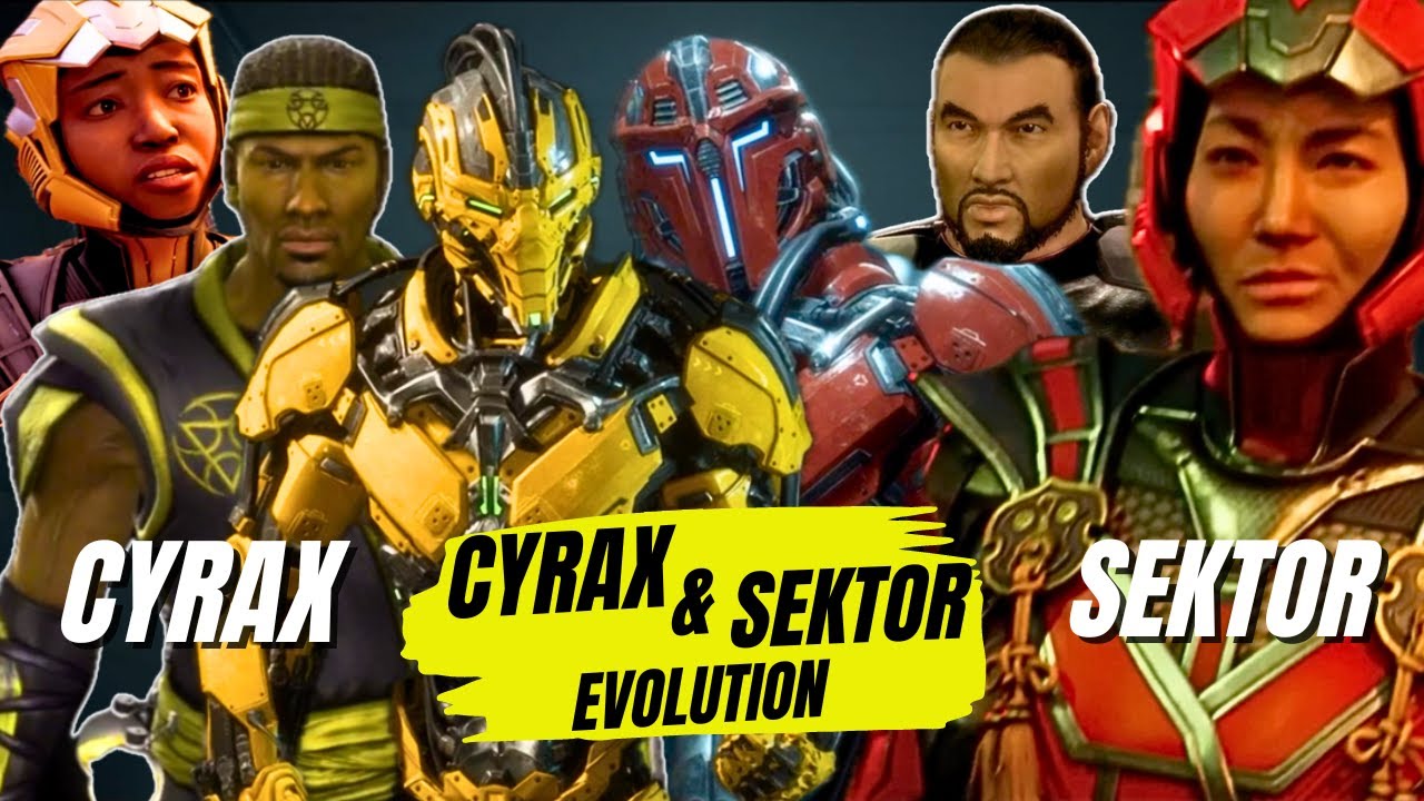 Cyrax and Sektor Evolution in Mortal Kombat - YouTube