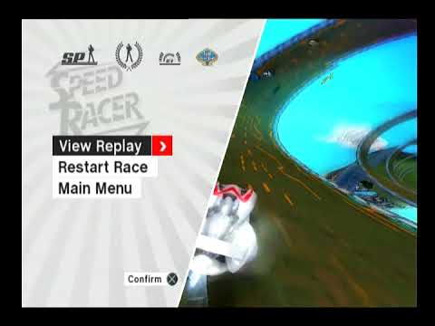 Speed Racer: The Videogame (PS2)-Speed Racer on Fuji Helexicon Clockwise Short