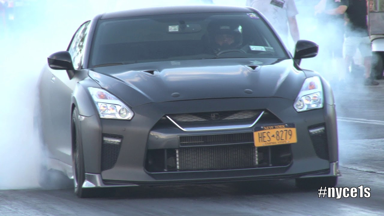 7 Second Nissan GTR on Drag Radials… NeverBroke R35 Street Car - YouTube