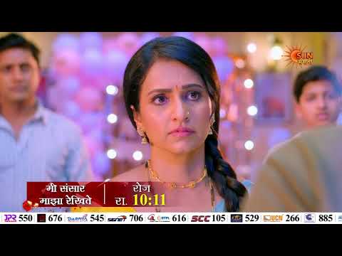 Mee Sansar Majha Rekhite - Promo | Daily 10:11PM | Marathi Serial | Sun Marathi