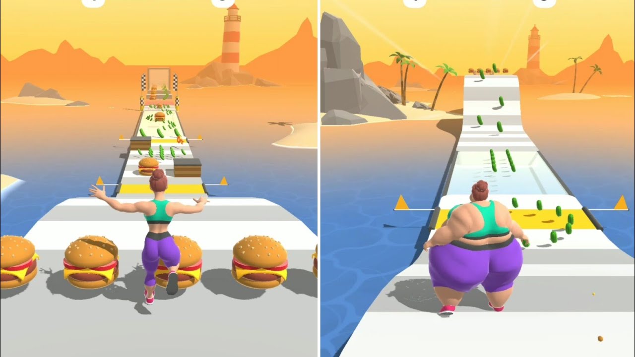 Fat 2 Fit | New game | Fat 2 Fit gameplay video | game level 1,2,3,4 ...