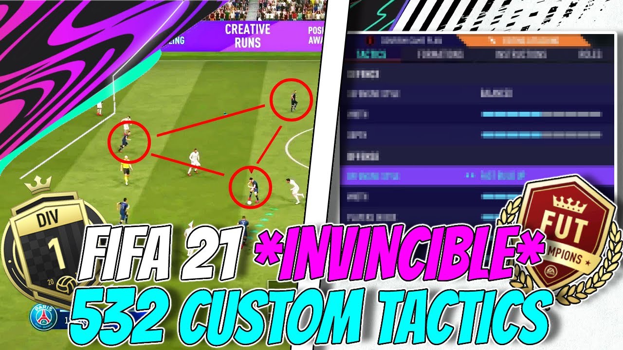 FIFA 21 1ST IN WORLD TEKKZ 30-0 532 PRO CUSTOM TACTICS FIFA ULTIMATE ...