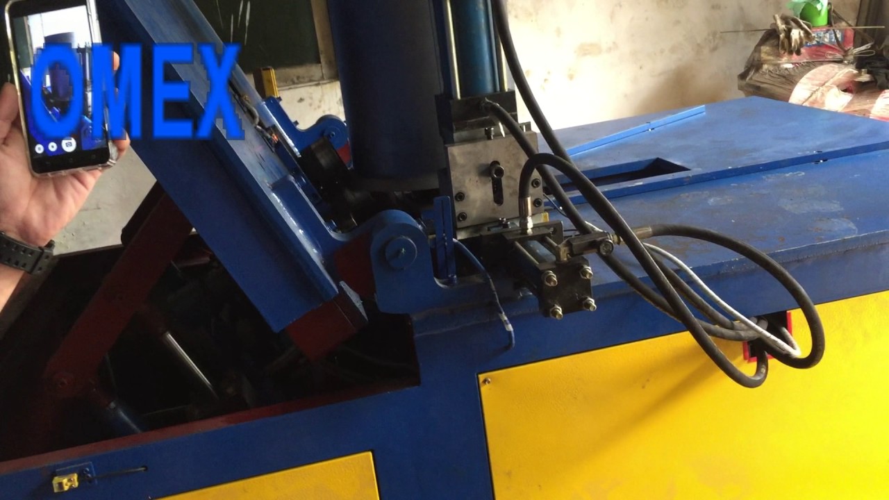 Tube Flanging Machine with Punching - YouTube