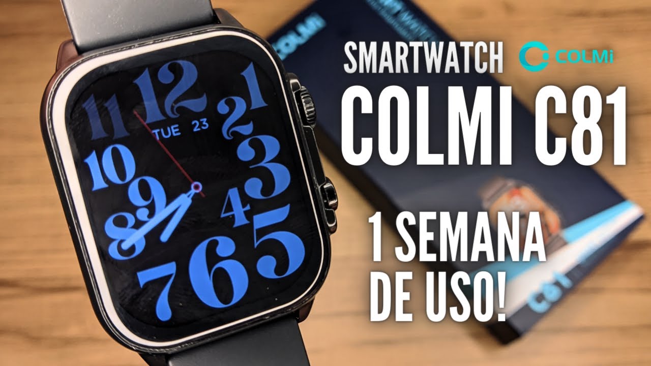 Smartwatch Colmi C81 REVIEW DE 1 SEMANA de USO! - Deu ruim? vale a pena ...
