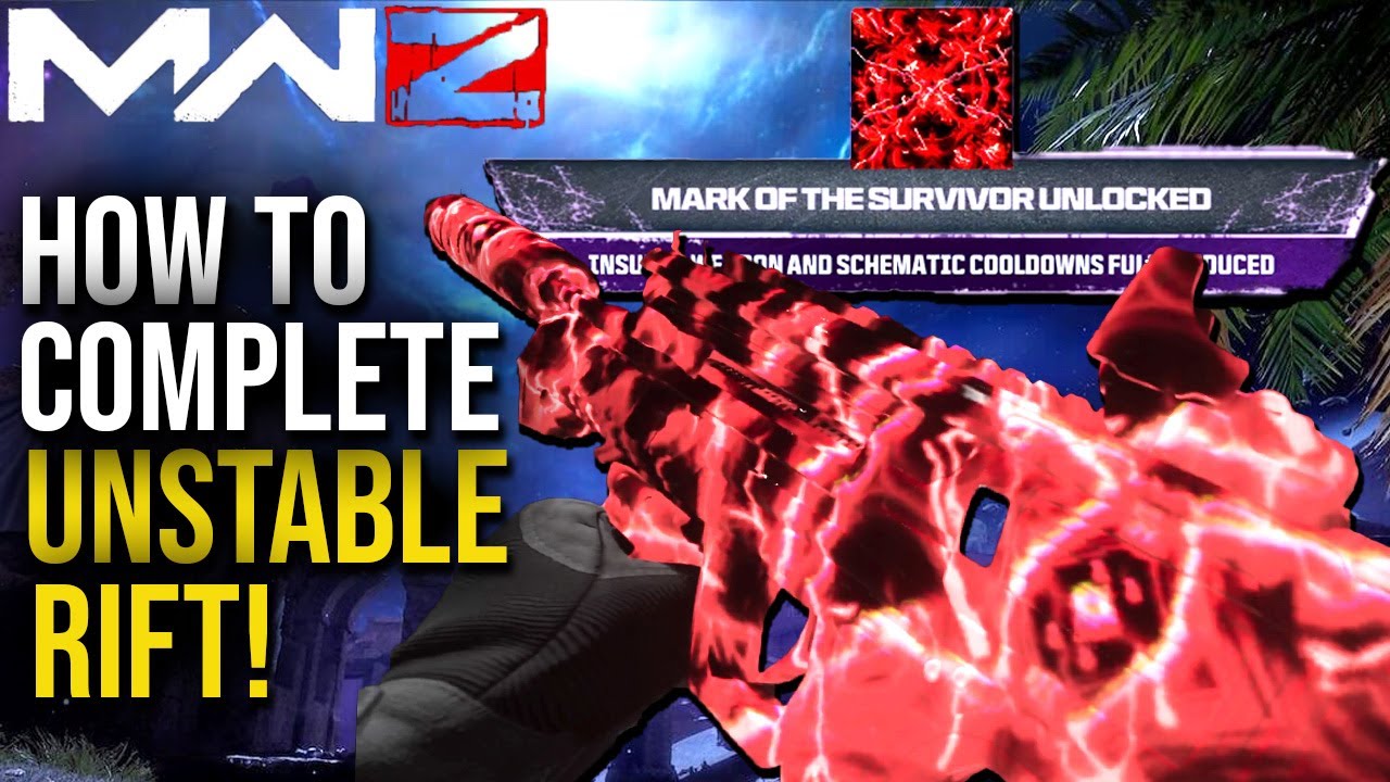 COD MW3 Zombies HOW TO COMPLETE Unstable RIFT! CAMO UNLOCK - YouTube