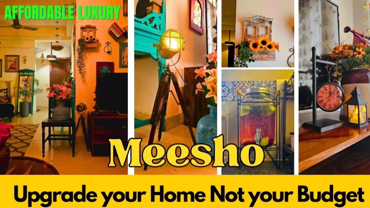 Meesho Home Decor Haul l Simplify your Space with Meesho ASTHETIC and ...