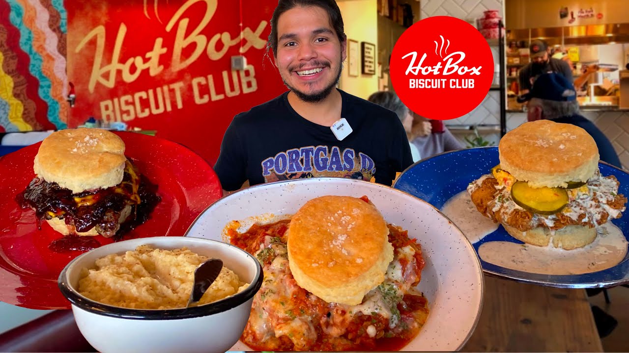 The Best Biscuits I’ve had in DFW (Hot Box Biscuit Club) - YouTube