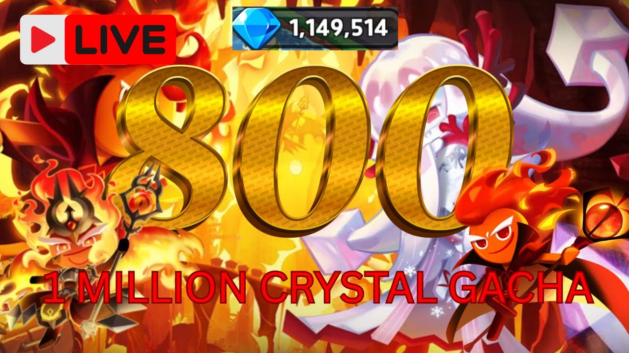 1 MILLION CRYSTAL GACHA FOR FIRE SPIRIT (800 Subscriber Special) - YouTube