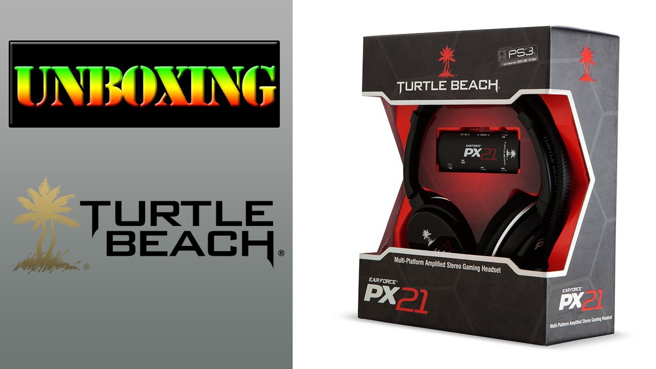 Unboxing Headset Turtle Beach PX21 - YouTube