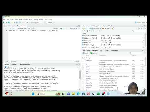 Cara melakukan regresi linier berganda menggunakan aplikasi RStudio ...
