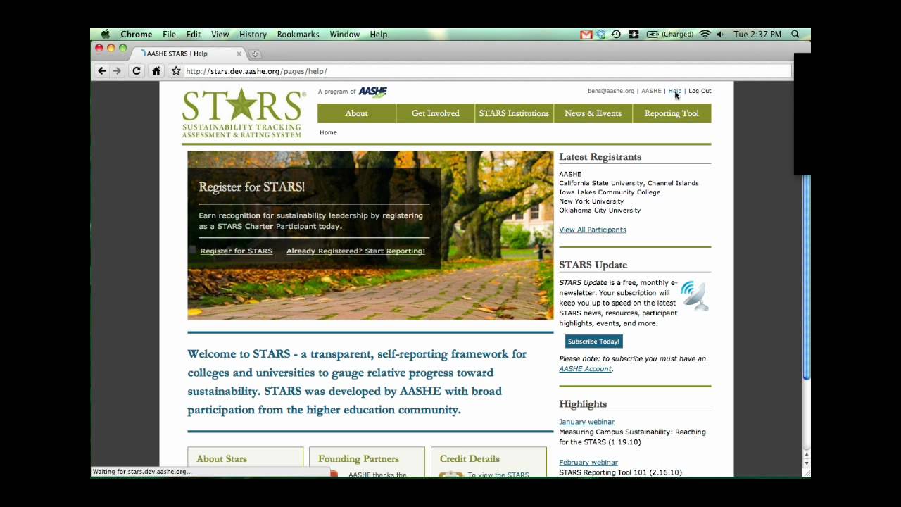 STARS Reporting Tool 101 - YouTube