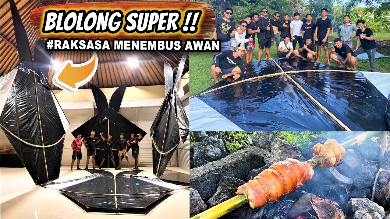 LAYANGAN COTEK BLOLONG SUPER RAKSASA !! - YouTube