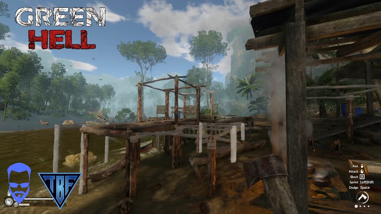 Green Hell #07 - Building our first Base | Green Hell Gameplay ...