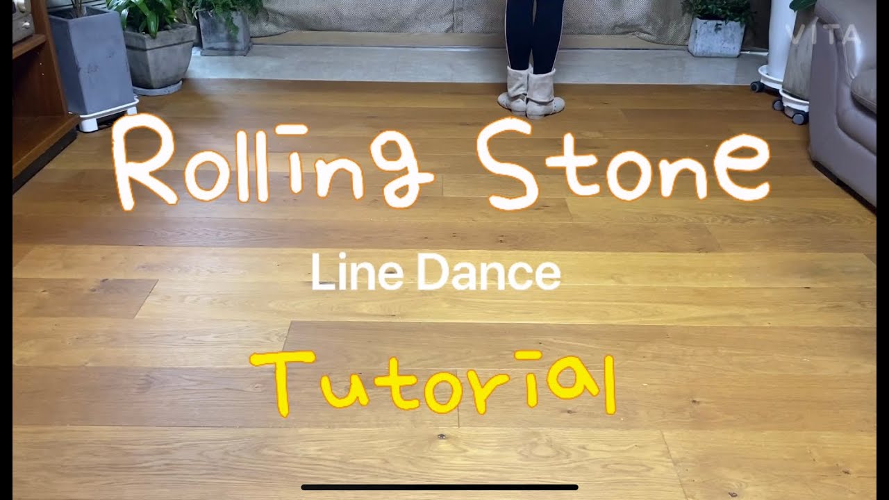 Rolling Stone Line Dance Tutorial - YouTube