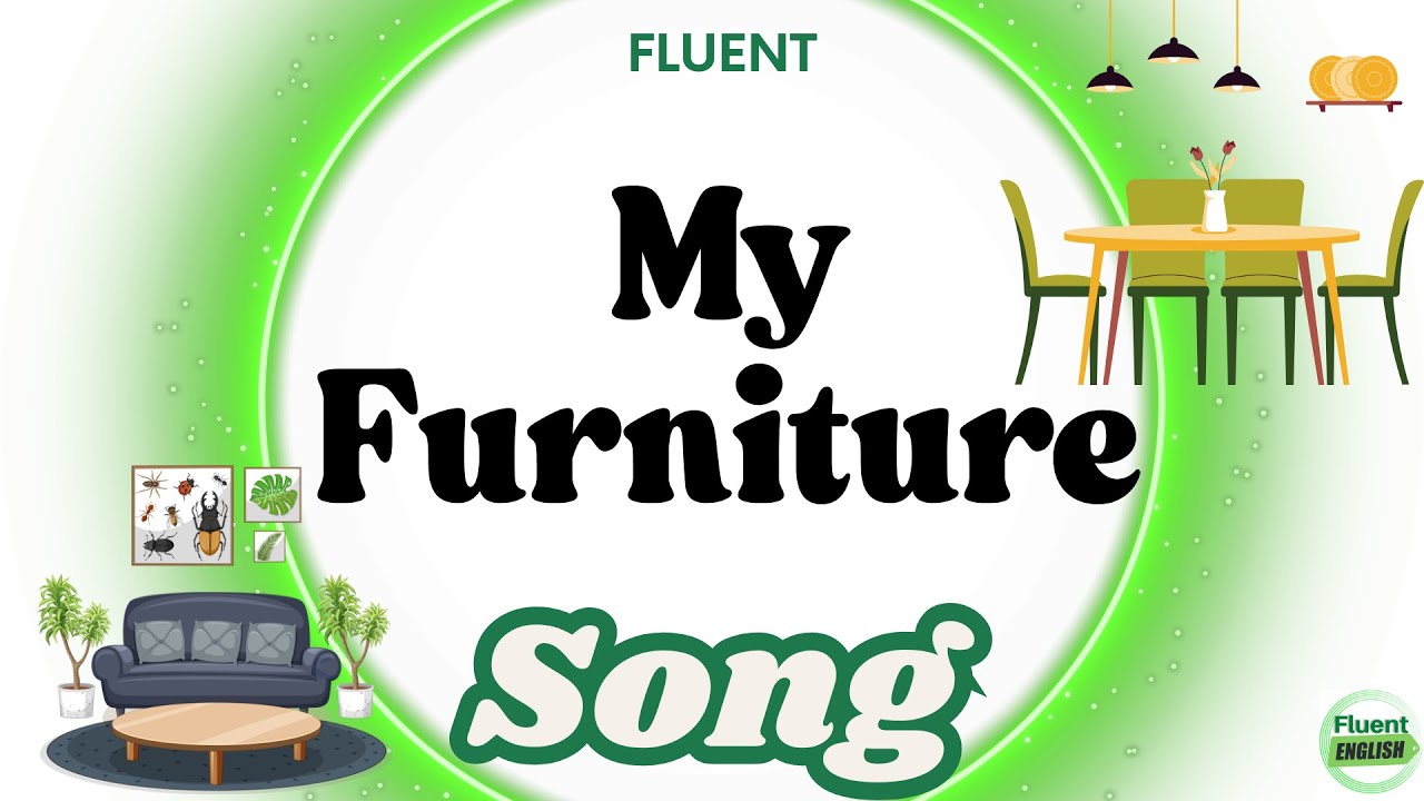 🪑 My Furniture | ESL Chant Song for Kids | Learn Home Vocabulary with ...