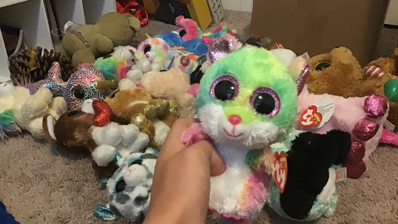 My exclusive beanie boo collection - YouTube