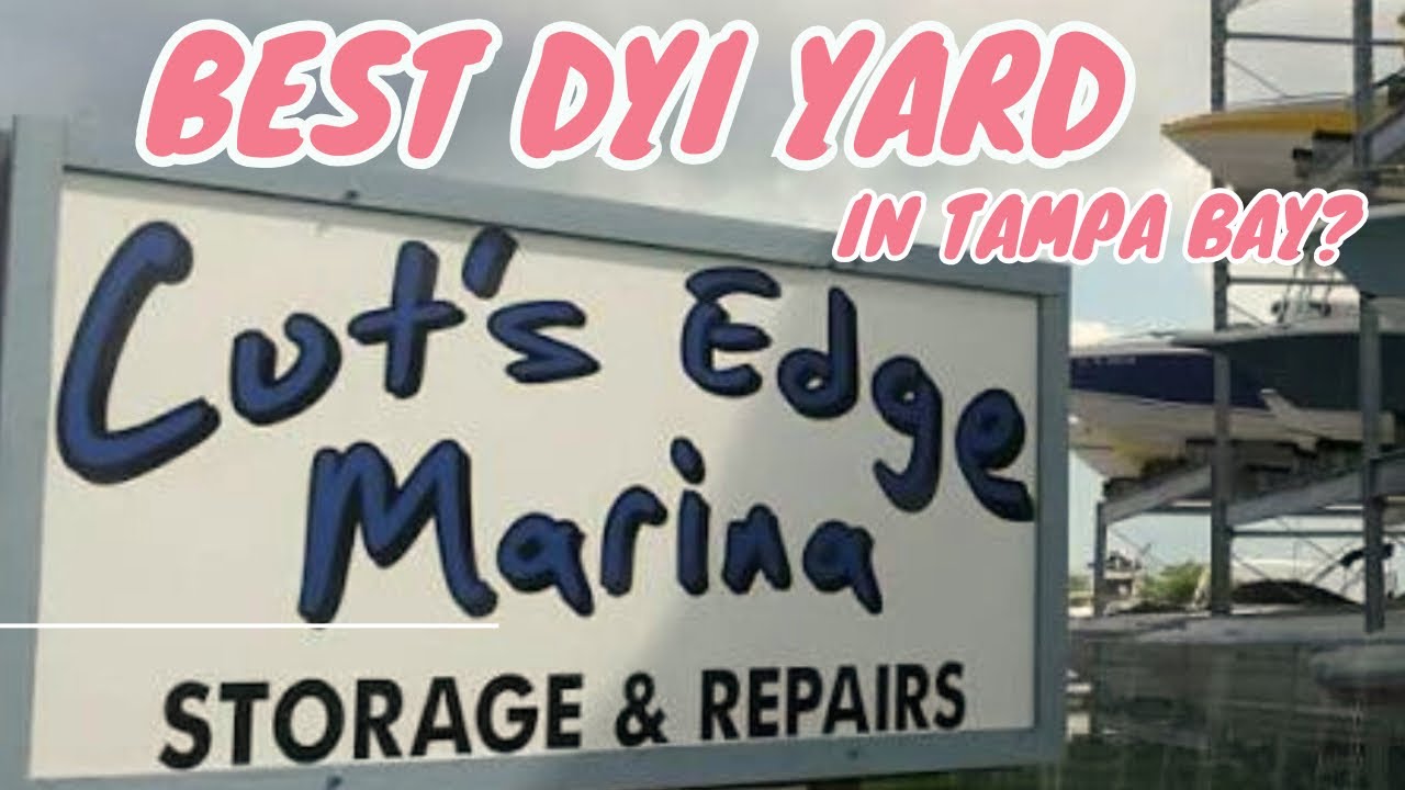 A quick walk around Cuts Edge Boat yard in palmetto Florida, (honest ...