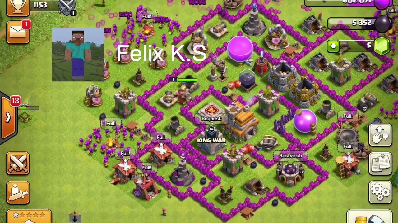 Coc multiplayer battle part 3 - YouTube