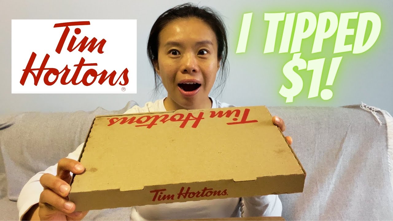 I Ordered Tim Horton’s Flatbread Pizza On DoorDash & Tipped $1 - YouTube