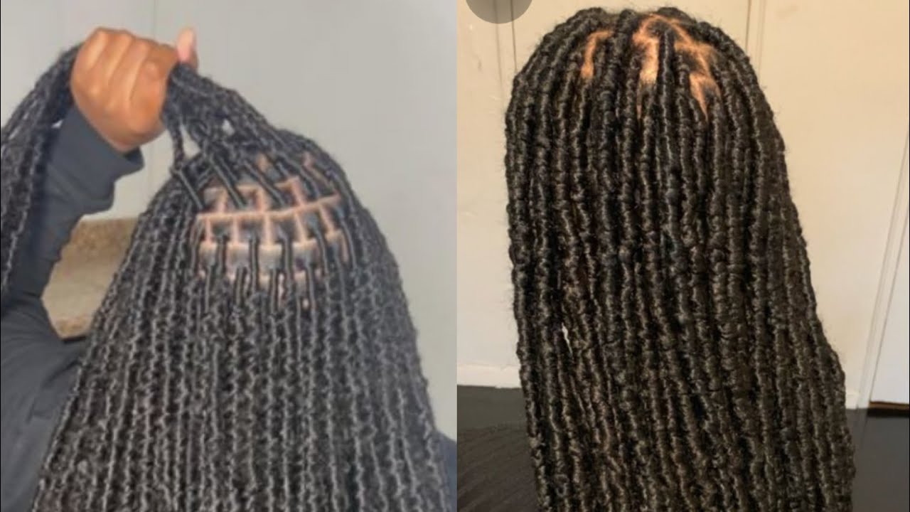 How to install dreadlocks // How to install temporary dread on long ...