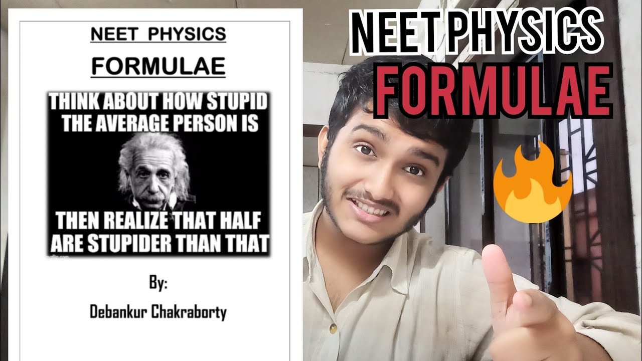 NEET PHYSICS FORMULA PDF | Physics formulas Sheet download |NEET 2021 ...
