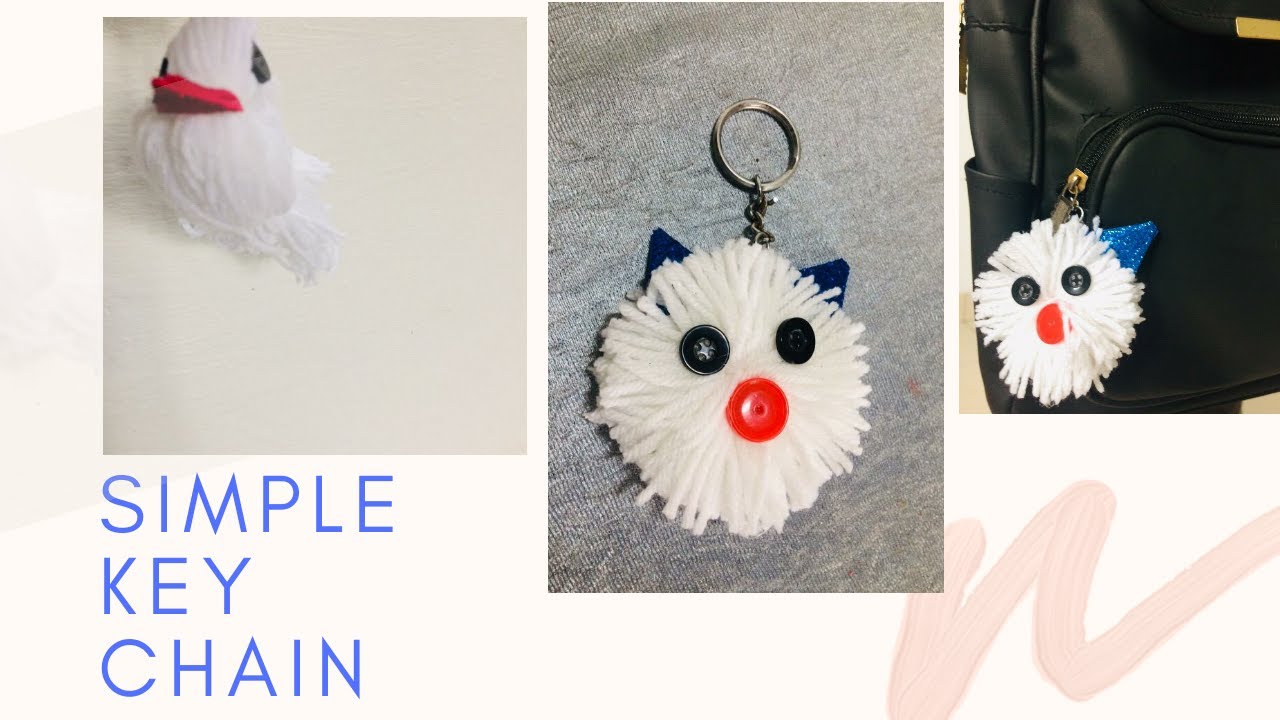 SIMPLE KEY CHAIN making video - YouTube