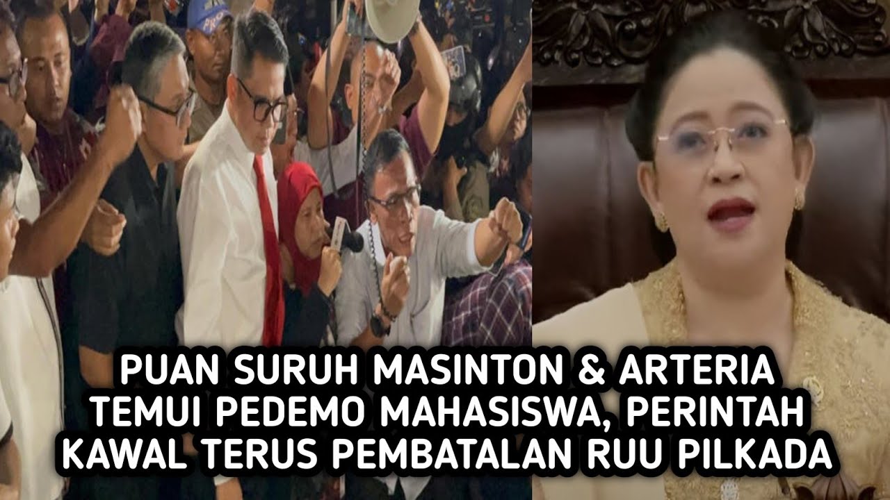 MASINTON TEMUI MAHASIWA DIPERINTAH PUAN, AKAN IKUT MENGAWAL PEMBATALAN ...