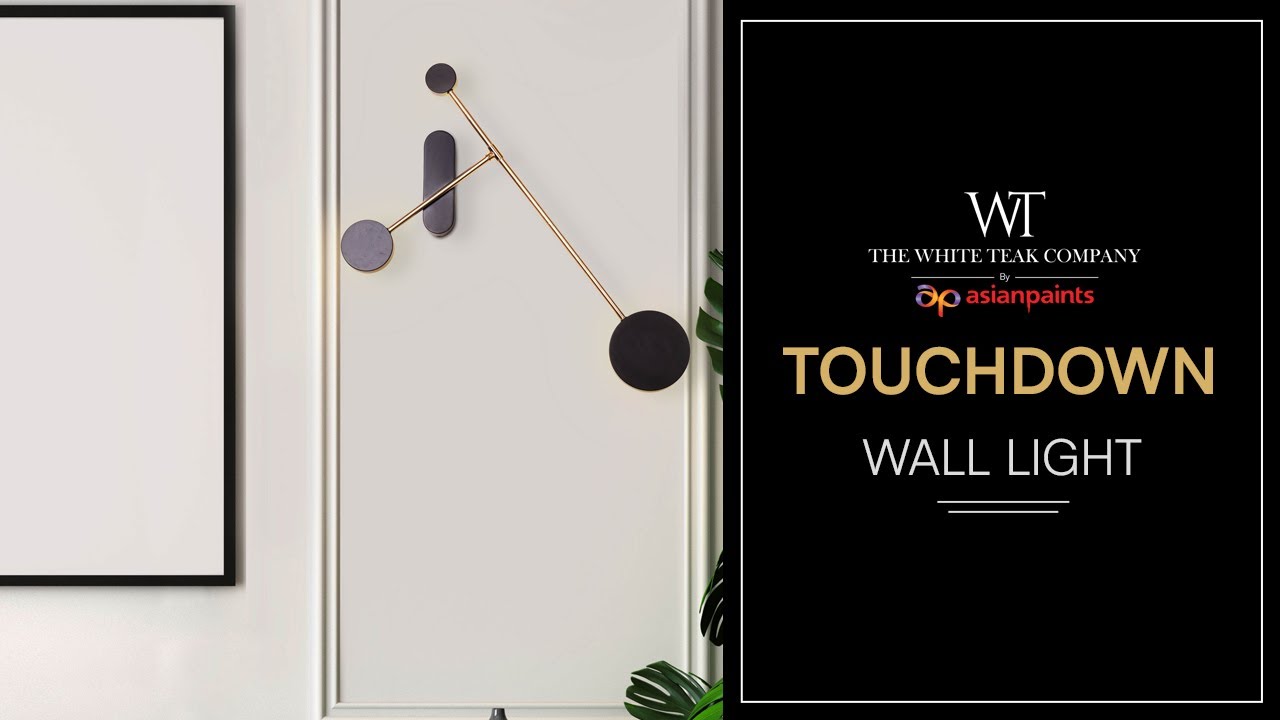 Touchdown Wall Light | White Teak - YouTube